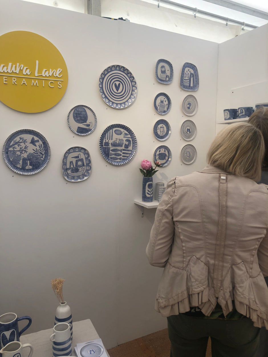 Laura Lane Ceramics Handmade Cornish Stoneware Pottery Studio Shop
