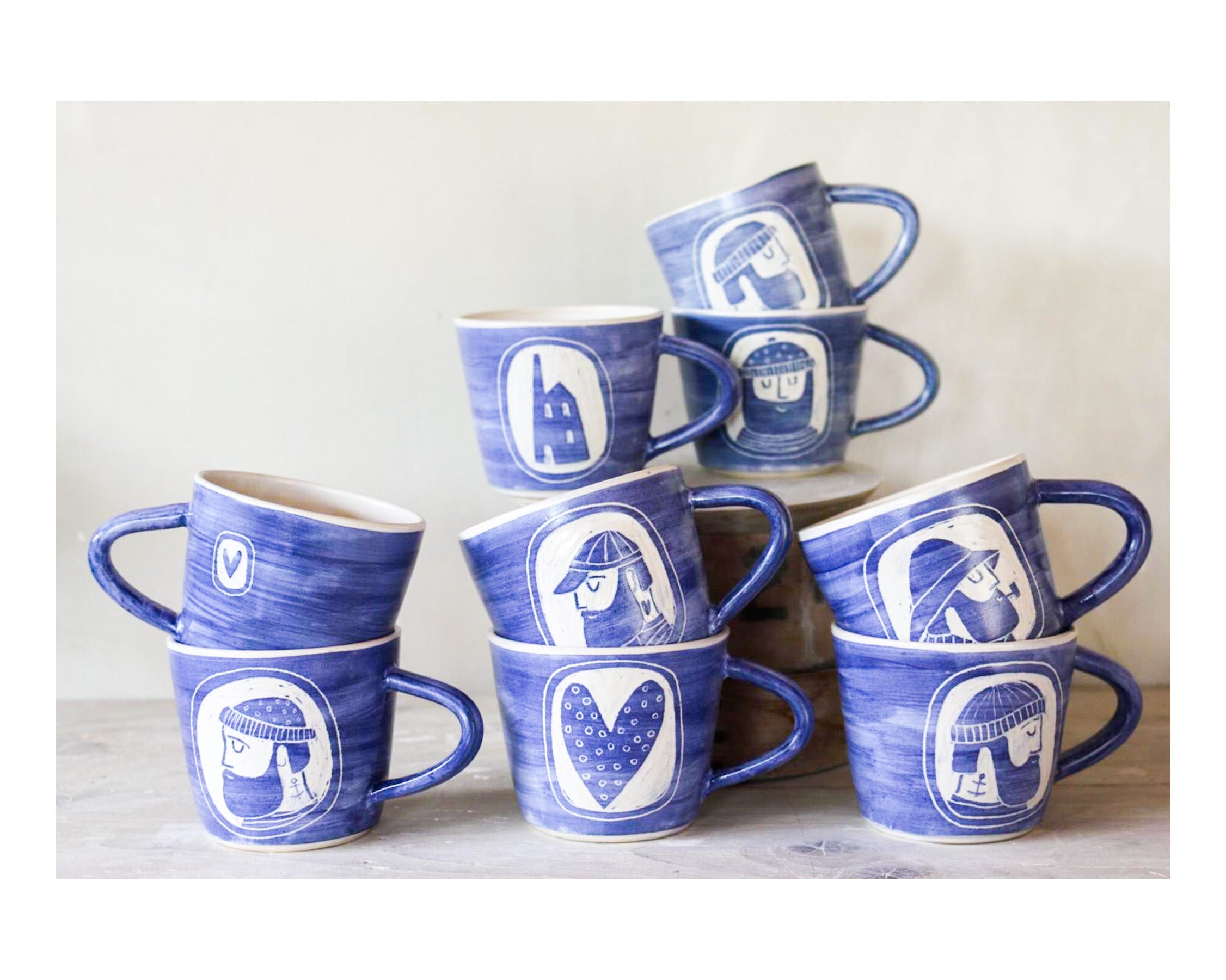 Laura Lane Ceramics Handmade Cornish Stoneware Pottery Studio Shop